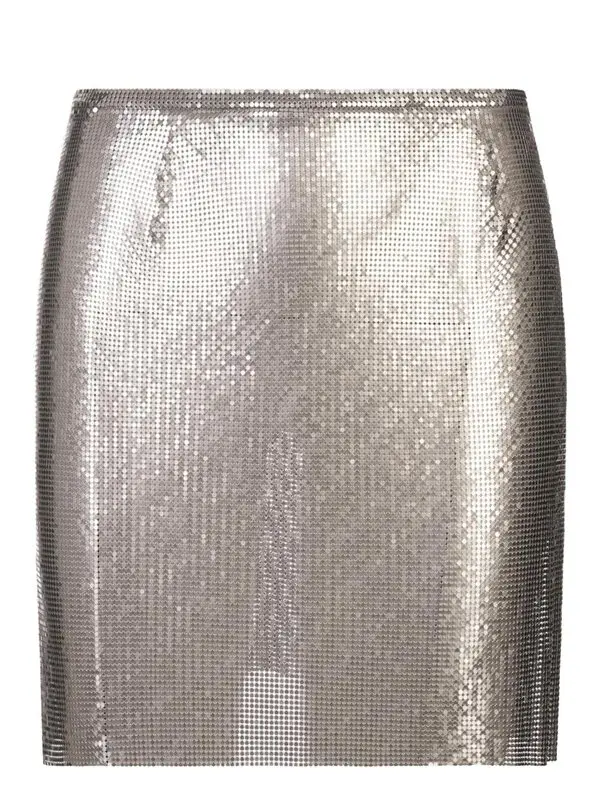 Rabanne Skirt - Silver