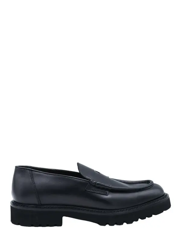 DOUCAL'S Leather Loafers - Black