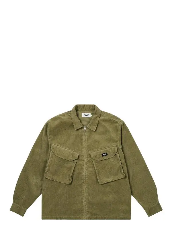 PALACE Cord Pdu Overshirt - Olive