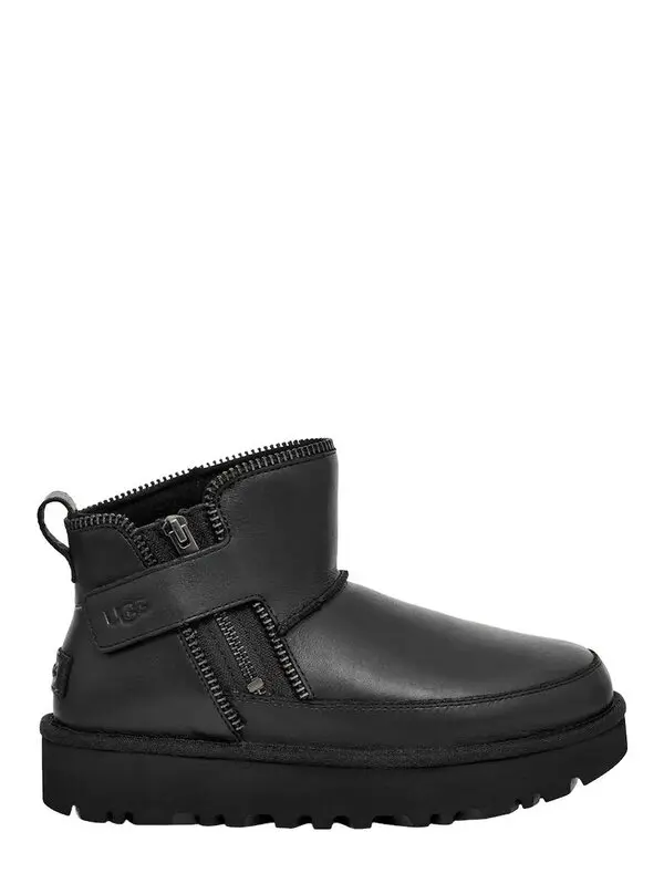 UGG Classic Mini Moto Boot - Black