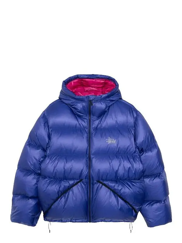StÜssy Down Micro Ripstop Parka - Blue