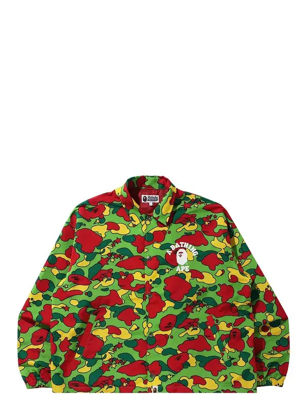 A BATHING APE Sta Camo Relaxed Coach Jacket - Multicolor