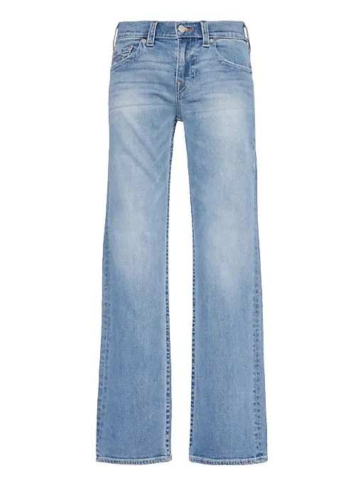 True Religion Billy Five-pocket Relaxed-fit Straight-leg Jeans - Brilliant Med Wash