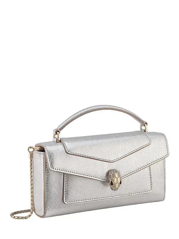 BVLGARI Serpenti Forever Cross-body Bag - Silver
