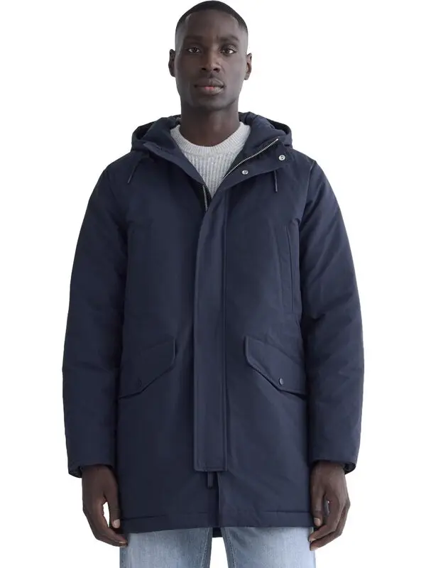 Everlane Relaxed Fit Parka - Navy