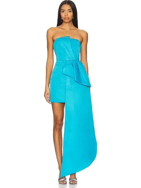 ELLIATT Alice Bow Dress - Aqua