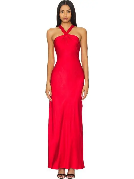Rixo Losanna Dress - Red