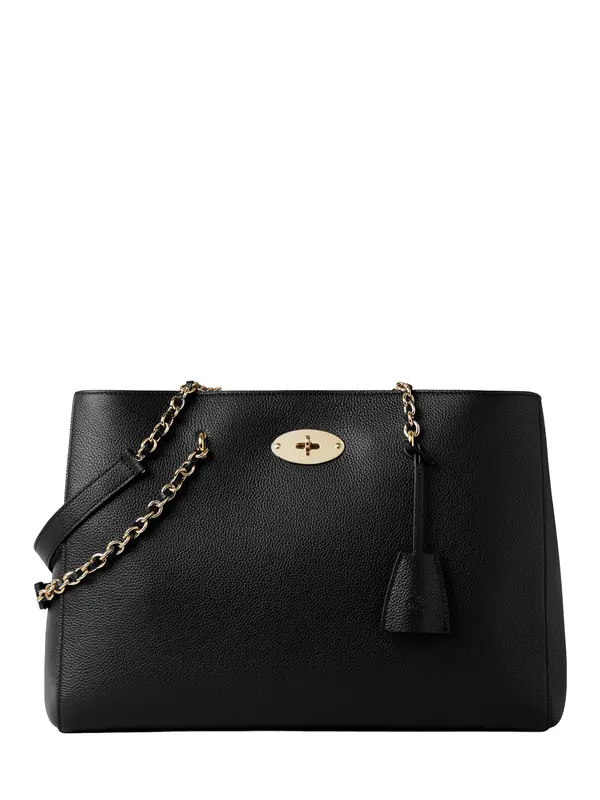 Mulberry Small Lily Chain Tote Bag - Black