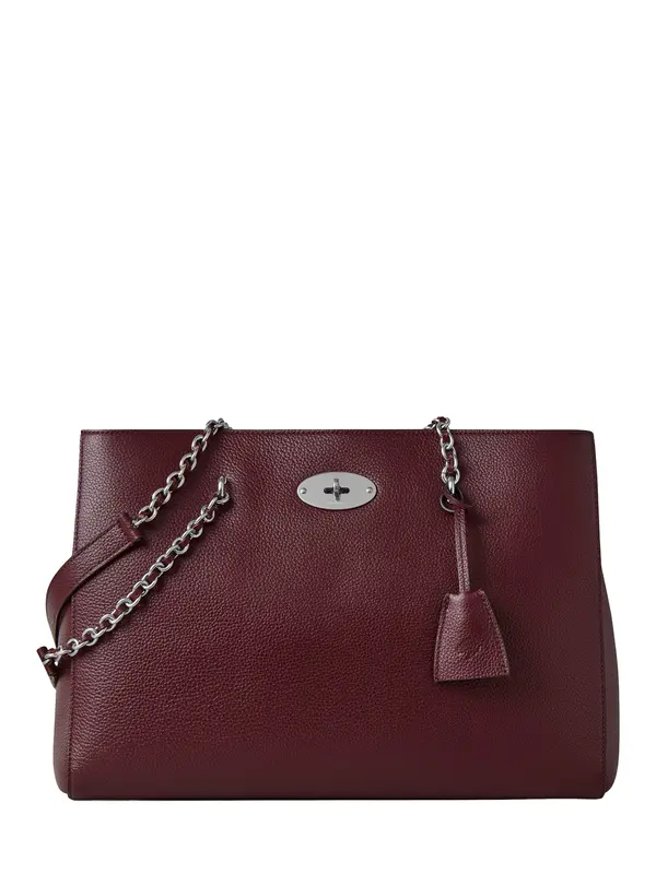 Mulberry Small Lily Chain Tote Bag - Burgundy