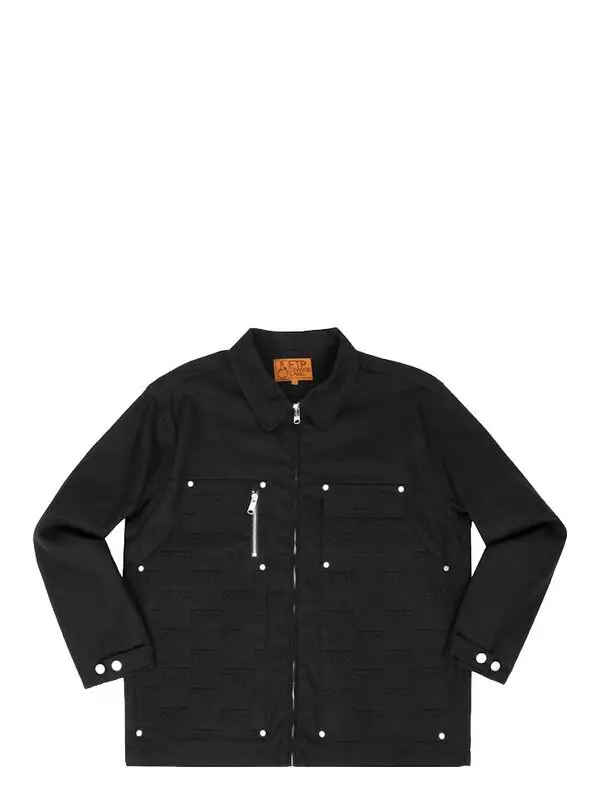 FTP Embossed Logo Work Jacket - Black