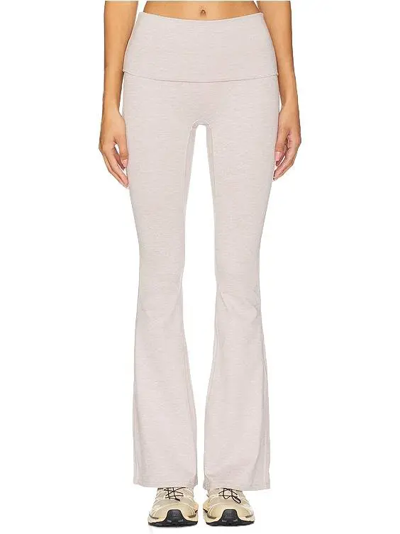 WELLBEING + BEINGWELL Loungewell Monte Foldover Pant - Beige