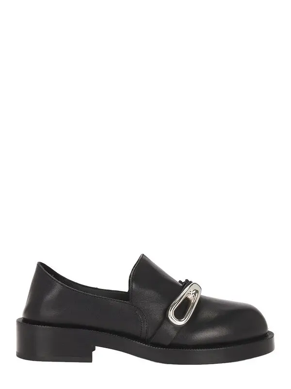 Rabanne Loafer Mules - Black