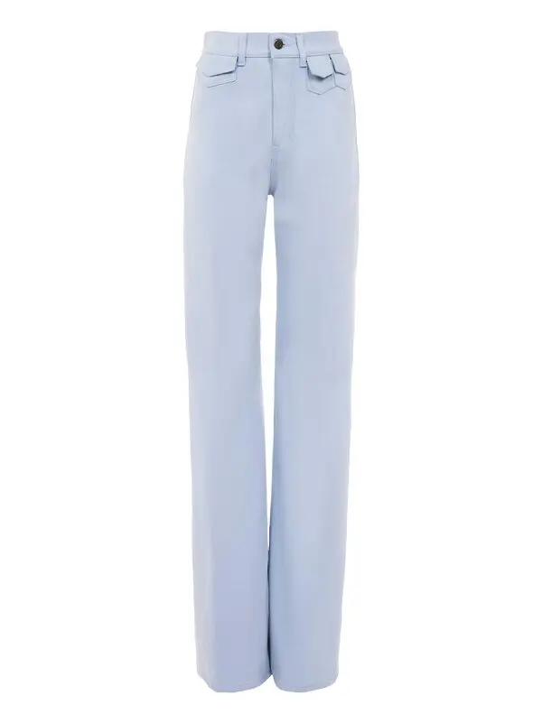 Chloé Rigid High-rise Flared Jeans - Blue