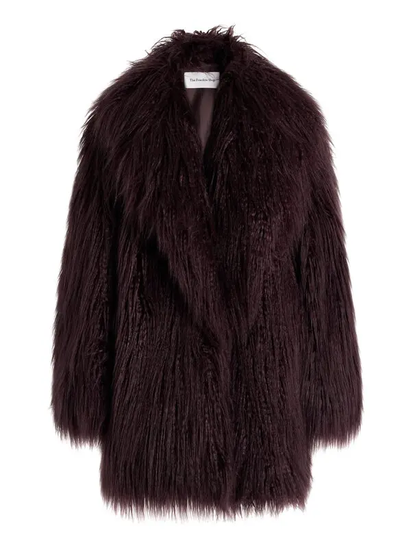 THE FRANKIE SHOP - Miley Faux Fur Coat