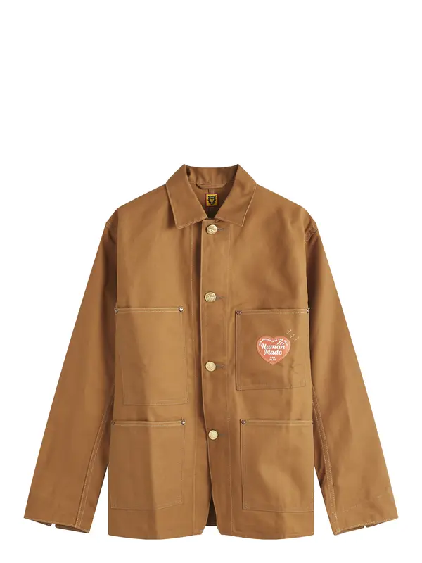 HUMAN MADE Duck Coverall Jacket - Brown