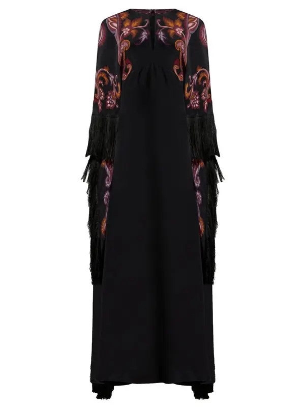 Etro Printed Silk Dress - Black