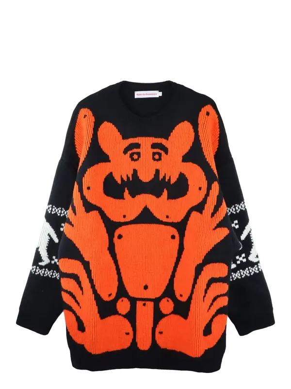 WALTER VAN BEIRENDONCK Yeti Sweater - Black