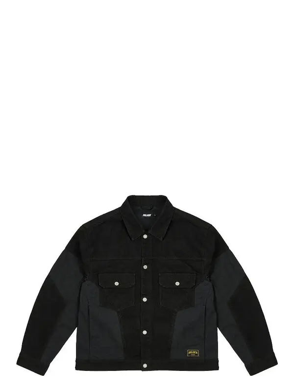 PALACE Paneled Denim Jacket - Black