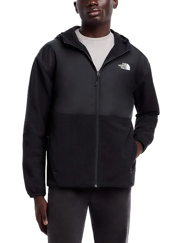 The North Face Tekware Grid Hybrid Full Zip Jacket - Black
