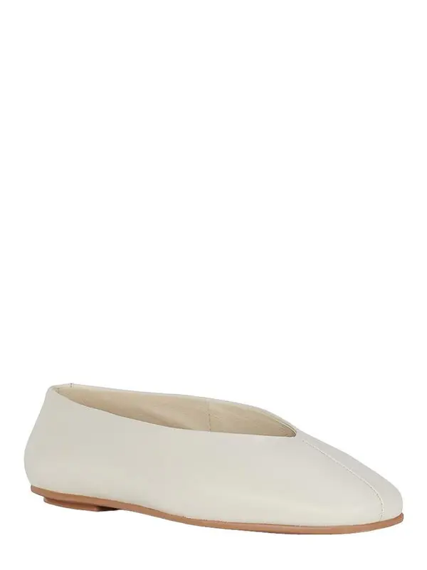 Jeffrey Campbell Fathom Ballet Flats - Bone