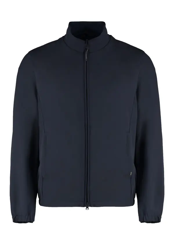 Paul & Shark Zipped Stretch Jacket - Black