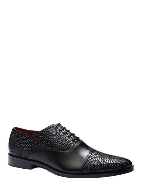 CARLOS SANTANA Arlo Cap-toe Oxford - Black