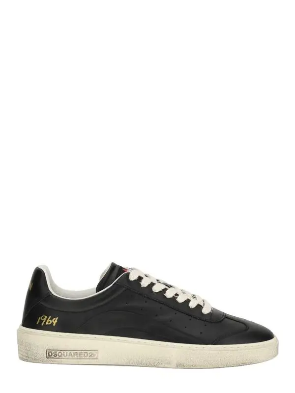 Dsquared2 Rider Leather Sneakers - Black