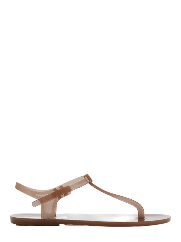 Christopher Esber Billi T-bar Pvc Sandals - Brown