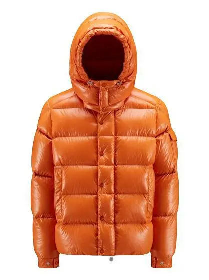 Moncler Maya 70th Anniversary Short Down Jacket - Campfire Orange
