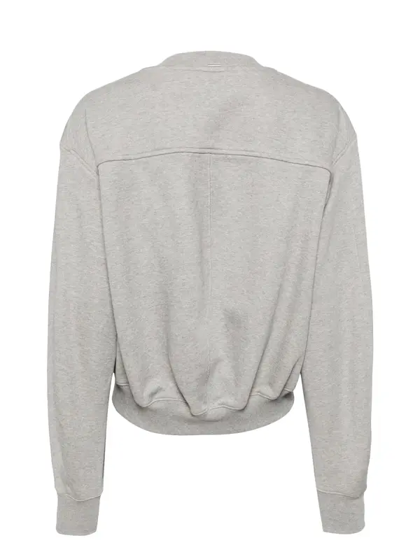 SYSTEM Logo Hood Sweatshirt - Grey