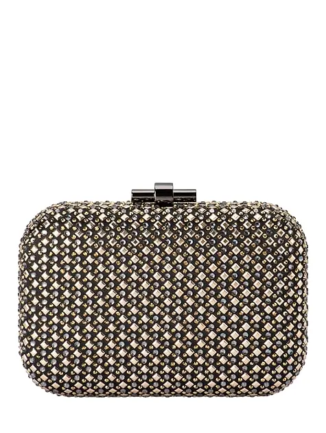 OLGA BERG Ellen Hotfix Clutch - Metallic