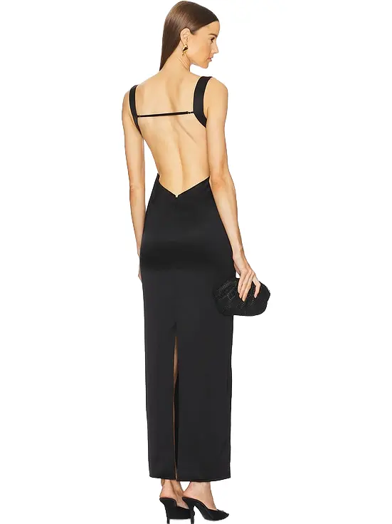 MICHAEL COSTELLO X Teya Maxi Dress - Black