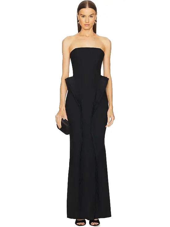 MICHAEL COSTELLO Alondra Gown - Black