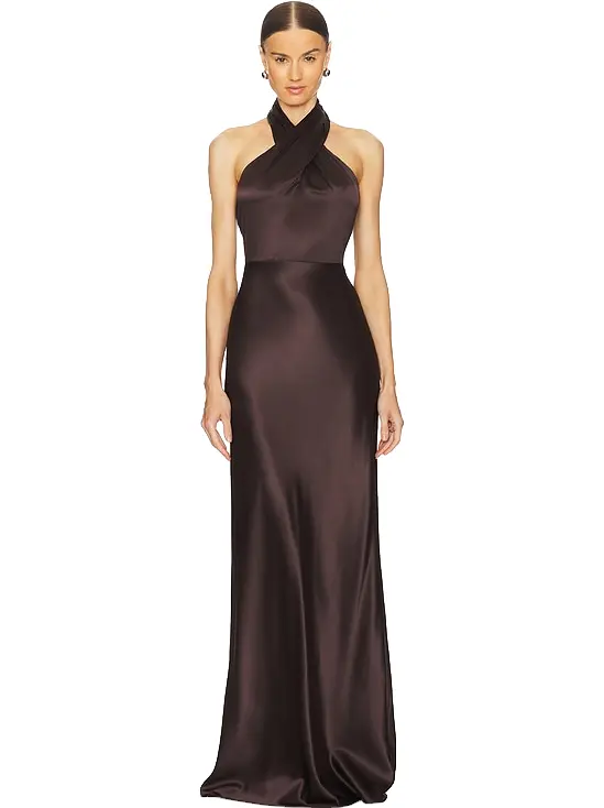 Veronica Beard Alberta Dress - Dark Chocolate