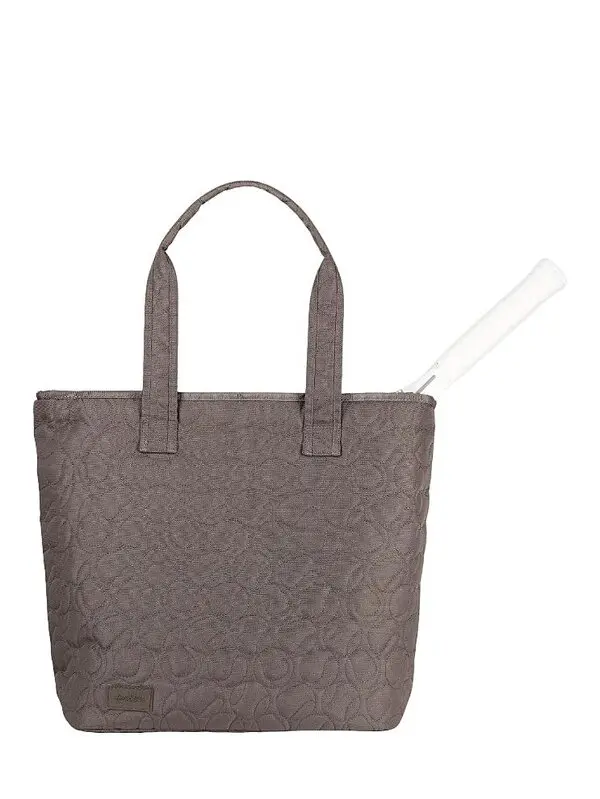 AME & LULU Tennis Court Tote - Brown
