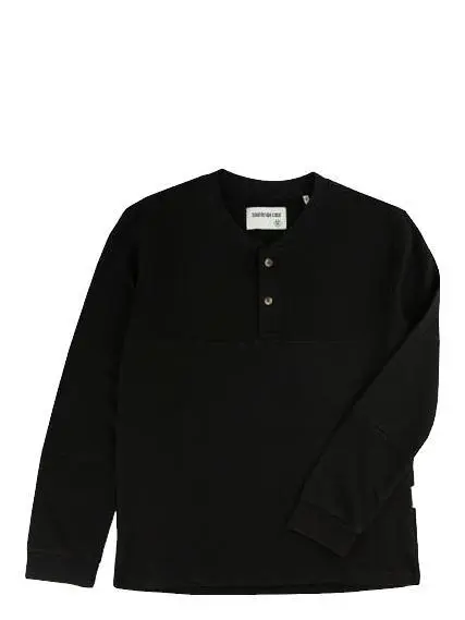 Sovereign Code Constant Knit Henley - Black