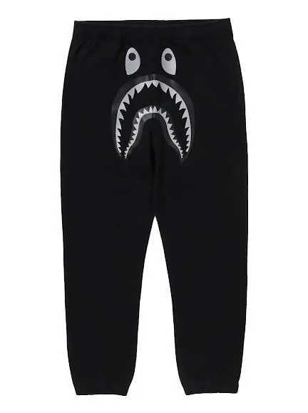 A BATHING APE Shark Sweatpants - Black