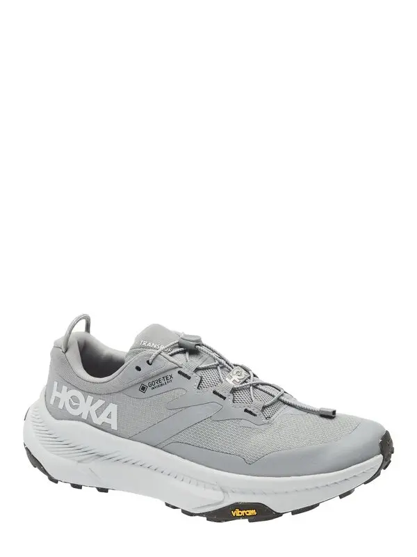 Hoka Transport Gore-tex® Running Shoe - Galactic Grey/stardust