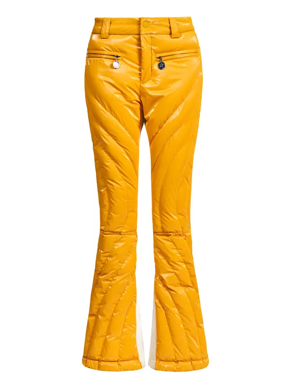 Perfect Moment Mid-rise Carving Ski Pant - Canary-yellow