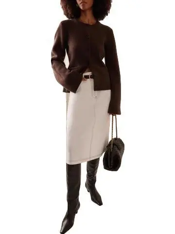 Jenni Kayne Cooper Wool-cashmere Cardigan - Brown
