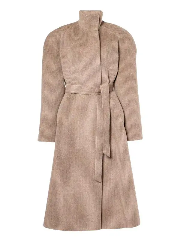 Magda Butrym Wool Coat - Beige