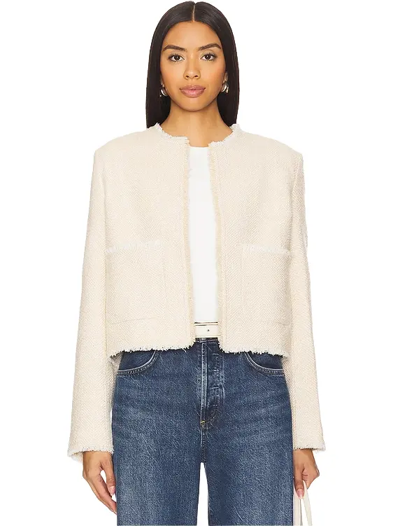 Citizens Of Humanity Elana Tweed Jacket - Creme