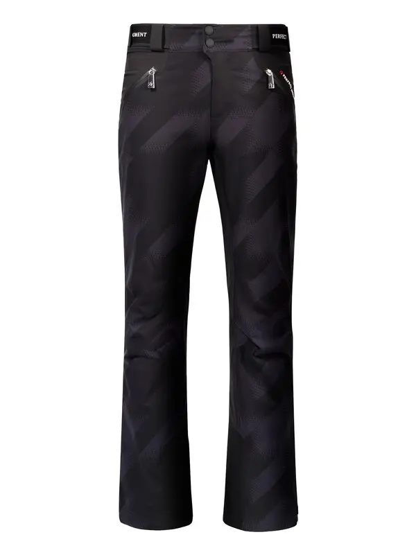 Perfect Moment Chamonix Ski Pant - Black-houndstooth