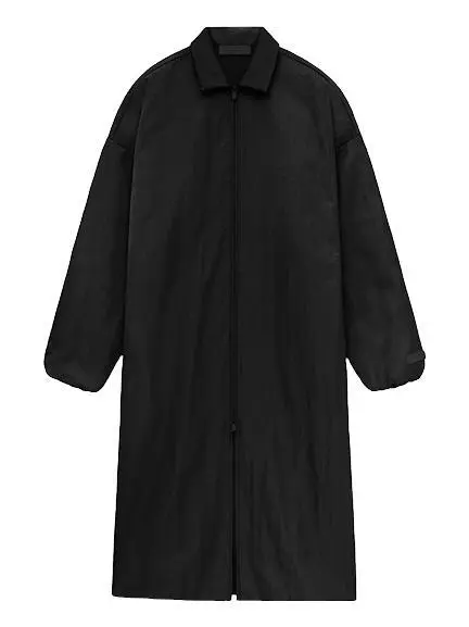 Fear Of God Essentials Textured Nylon Trench - Black