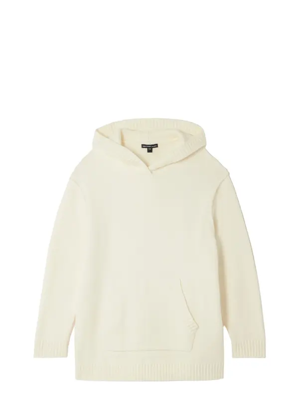 JAMES PERSE Cotton-blend Hoodie - Ivory