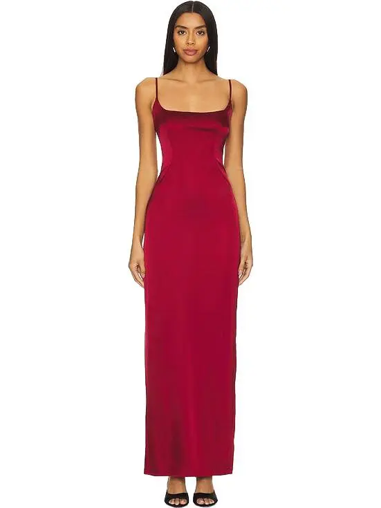 Nbd Suman Maxi Dress - Red