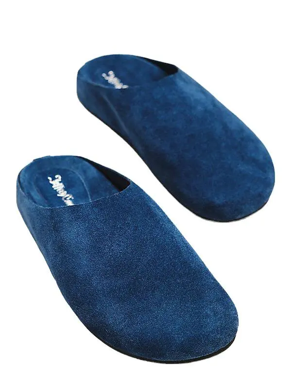 Jeffrey Campbell Content Mule Slides - Blue
