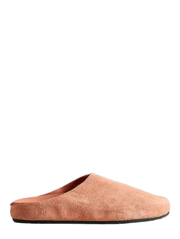 Jeffrey Campbell Content Mule Slides - Peach Suede