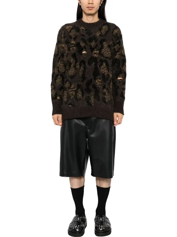 Junya Watanabe Brushed Jumper - Brown