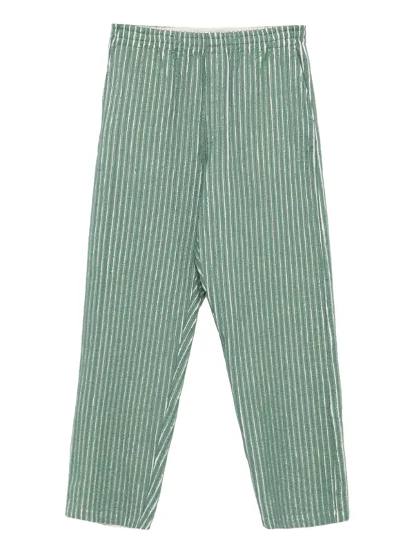 CRAIG GREEN Striped Trousers - Green